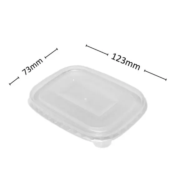 PP Plastic Rectangular Food Container Lid - Regal Pack