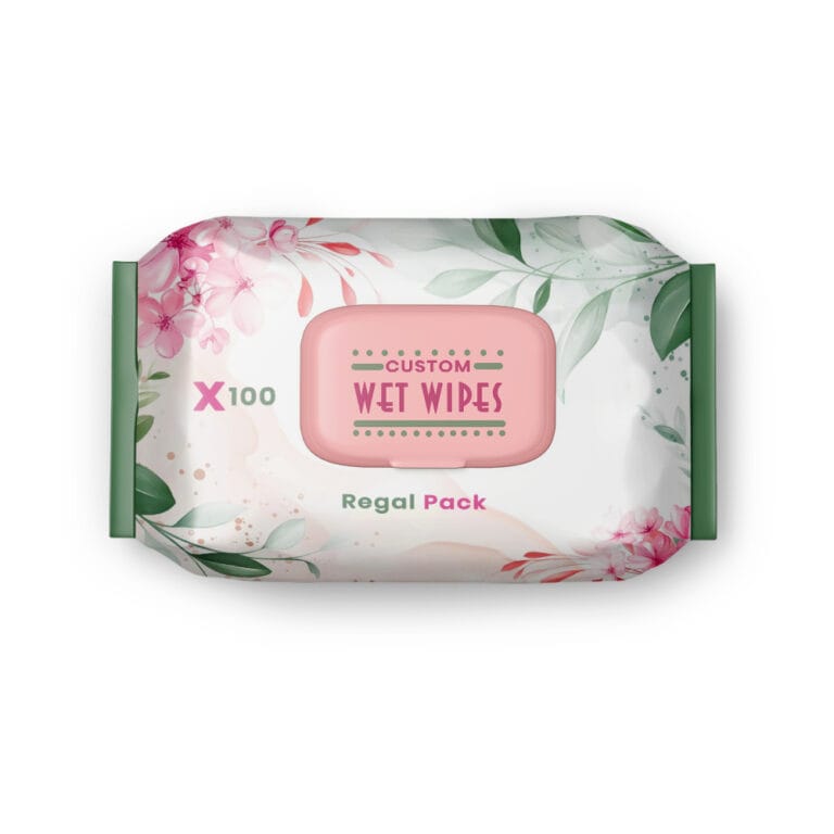 Custom Printed Wet Wipes in Multiple Scents - Regal Pack